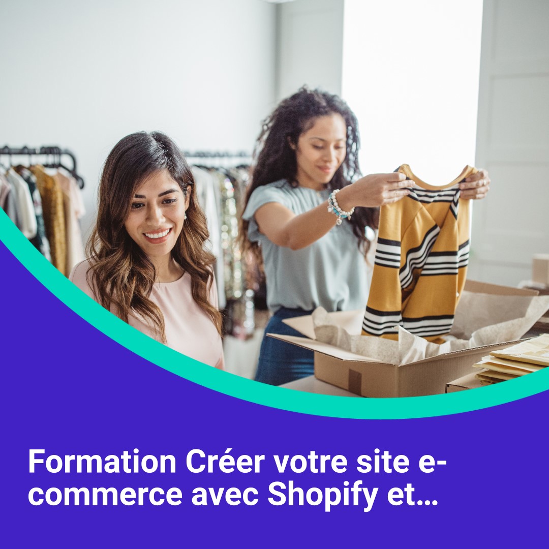 Offre de Formation Créer votre site e-commerce avec Shopify et l’IA (ChatGPT, Gemini, Copilot ...